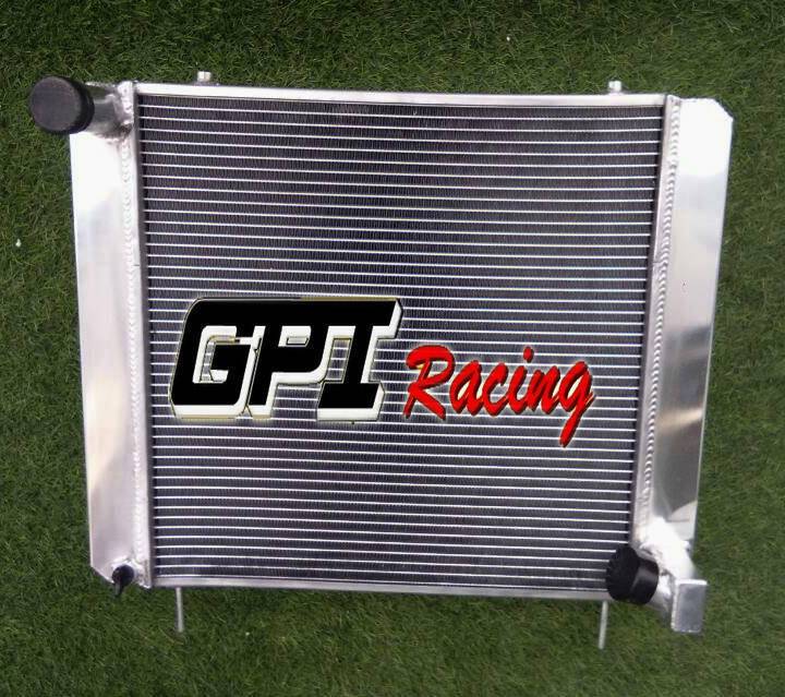 GPI 62MM CORE Aluminum Radiator For 1961-1967 Jaguar 3.8L (XKE) E-Type ...