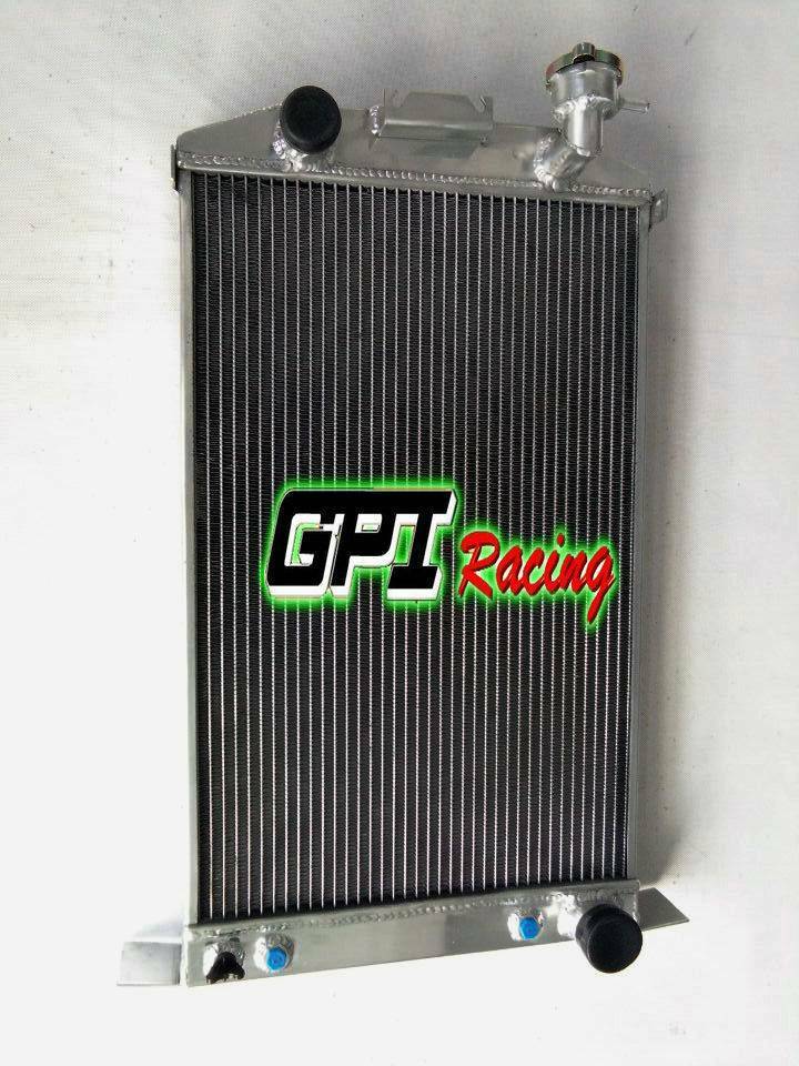 GPI Aluminum Radiator FOR FORD STREET/HOT ROD W/350 CHEVY V8 AUTO AT ...