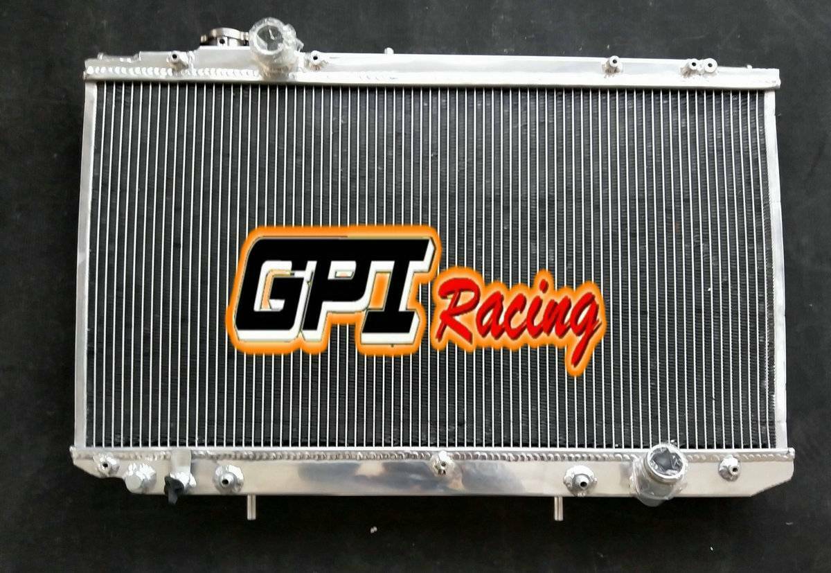 GPI Aluminum radiator FOR 1997-2004 Toyota Aristo JZS161 2JZ-GTE 3.0L ...