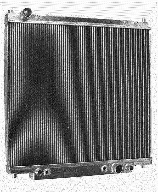 2Row Aluminum Radiator For 2003-2007 Ford F250 F350 F450 6.0L Powerstr ...