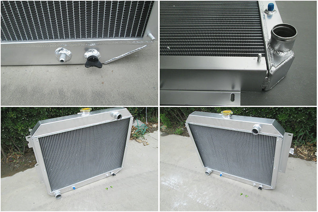 GPI 3 Core Aluminum Radiator & FANS for 1966-1970 Chrysler/Dodge Polar ...