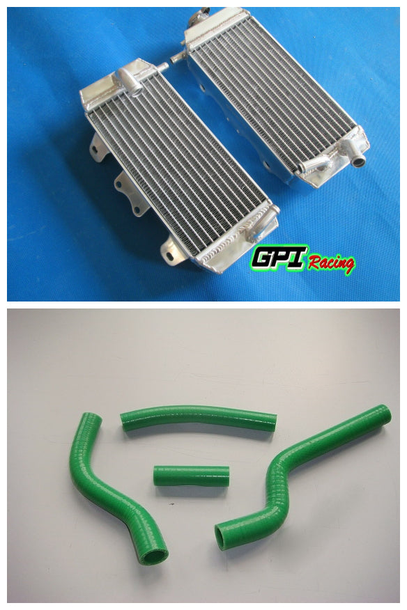 GPI ALUMINUM RADIATOR + HOSE FOR 2007-2009 YAMAHA YZF250 YZ250F YZF 25 ...