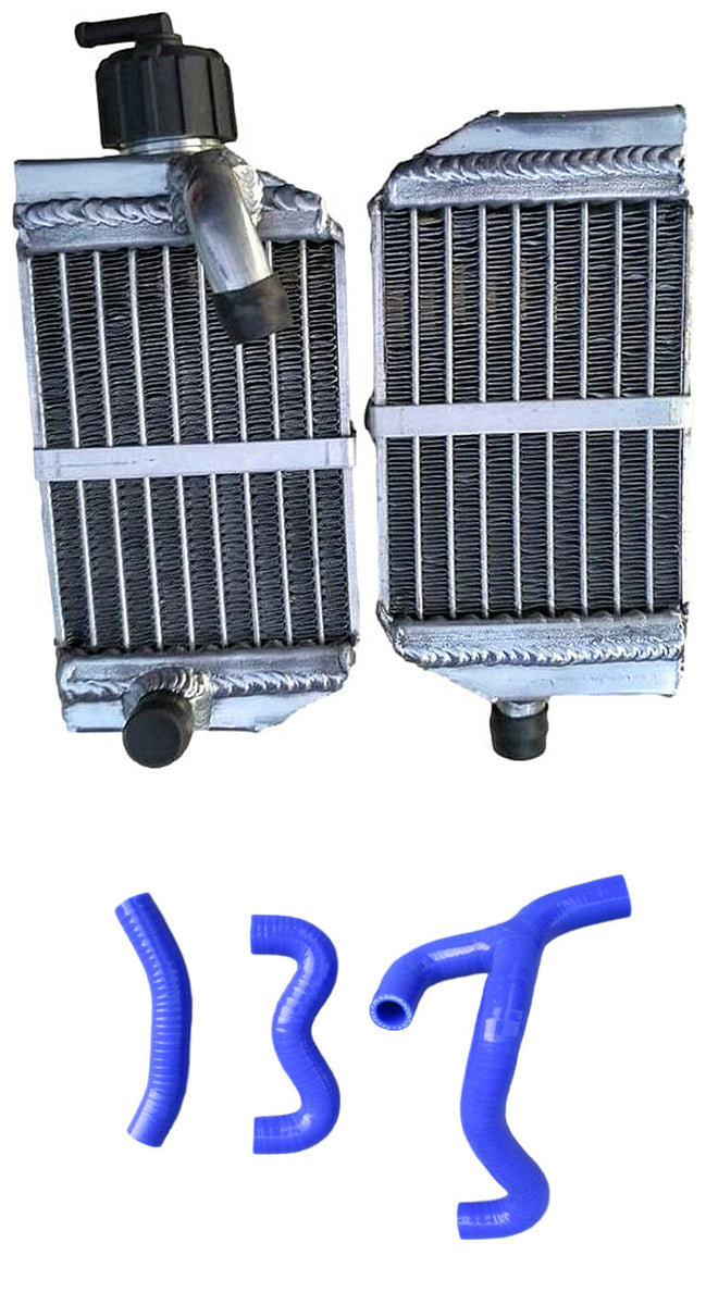 GPI Aluminum Radiator +hose For 2012-2021 KTM 50SX / 50SXS MINI 50cc/4 ...