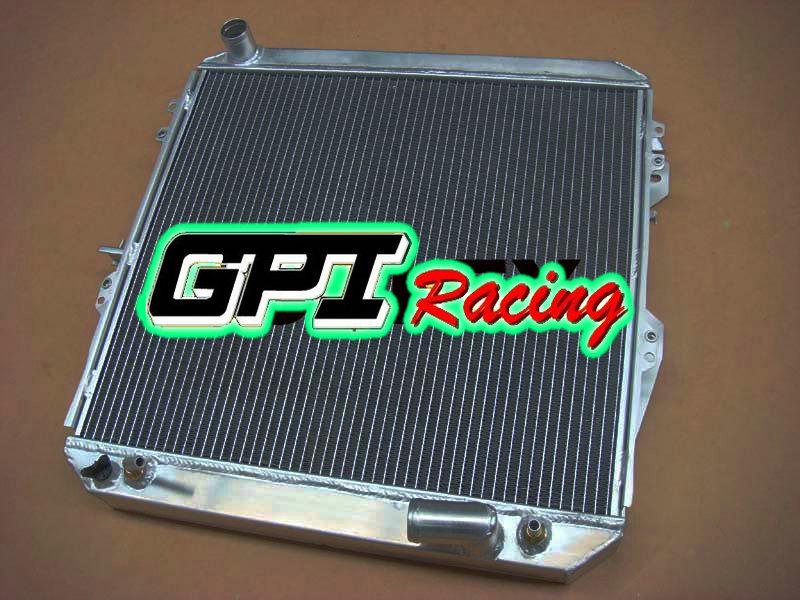 GPI 50mm Aluminum Radiator For Toyota Hilux Surf 2.4L / 2.0L LN130 198 ...