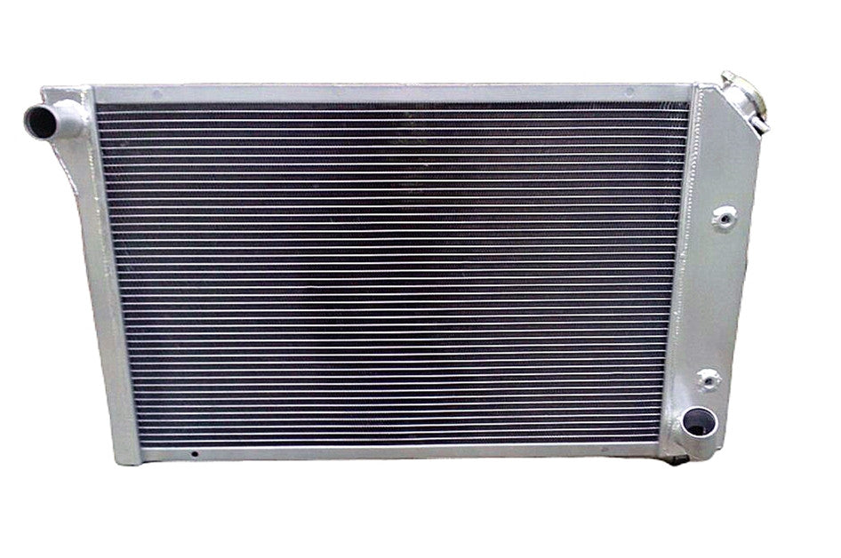 3 Row Aluminum Radiator & fan For 1977-1982 Chevy Corvette C3 305/350 ...