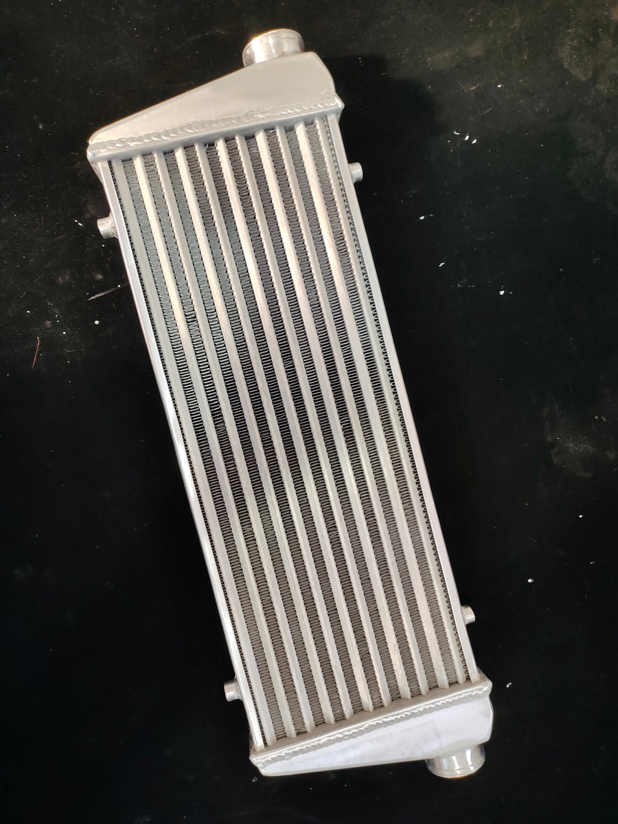 Universal 28*10*2.7" FMIC Front Mount Intercooler Aluminum Tube&Fin Tu ...