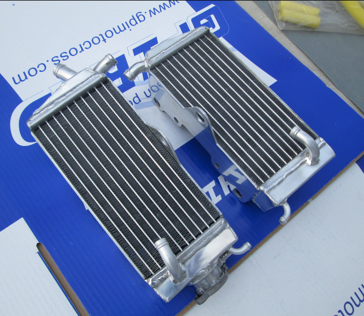 GPI L&R Aluminum radiator FOR 1990-1997 HONDA CR125R/CR125 1990 1991 1 ...