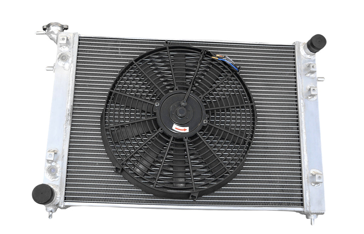 GPI Aluminum Radiator& fan for Holden Commodore VN VG VP VR VS V6 3.8L ...